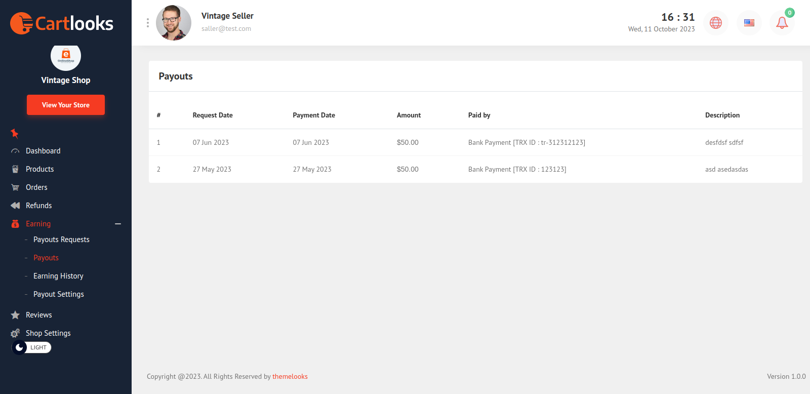 CartLooks | Laravel & VueJS Powered Multivendor Ecommerce CMS with PWA by themelooks